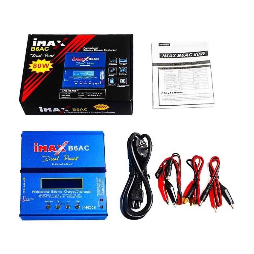 İmax B6Ac Profesyonel Lipo Şarj Pil Şarj Cihazı 80W - 3D Printer