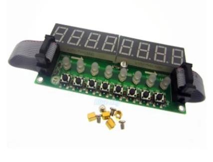 LKM1638 8 Butonlu 8 RGB LEDli Display Modül - 3D Printer